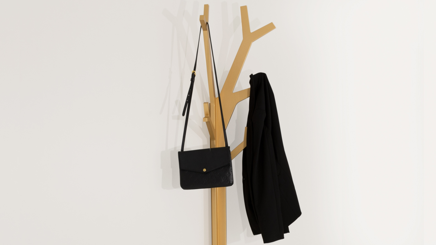 Cabide Árvore de parede XXL | Lacado dourado Antarte - Design For Life